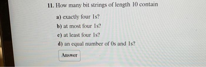 Solved discrete math. please answer all parts of question. i | Chegg.com