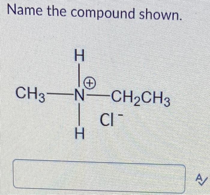 Solved Name the following compound Name the compound | Chegg.com