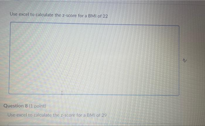 Solved Use excel to calculate the mean BMI Question 2 (1 | Chegg.com