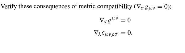 Solved Verify these consequences of metric compatibility | Chegg.com