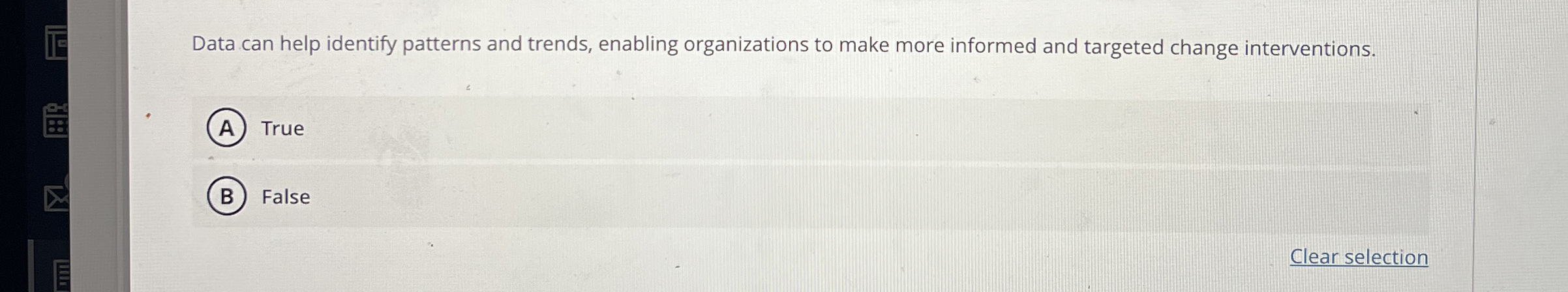 Solved Data can help identify patterns and trends, enabling | Chegg.com