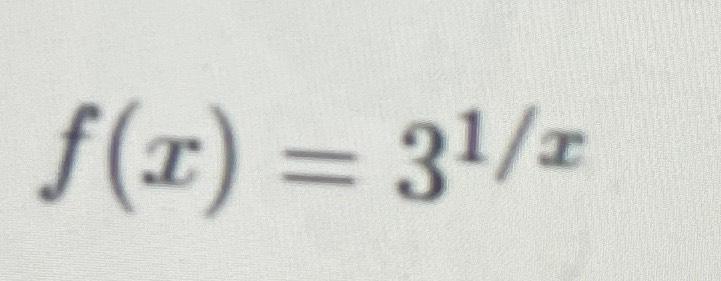 Solved f'(x)=31x | Chegg.com