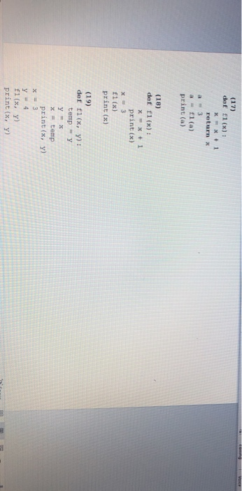 Solved Part II - Formal/Actual Parameters Predict the output | Chegg.com