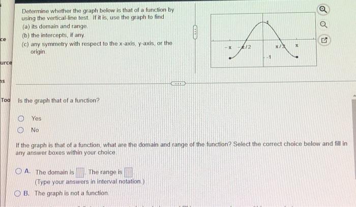 Solved Q © Determine whether the graph below is that of a | Chegg.com