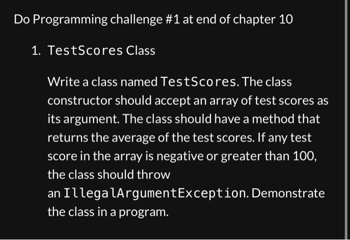 Solved Do Programming challenge #10 at end of chapter 9 10. | Chegg.com