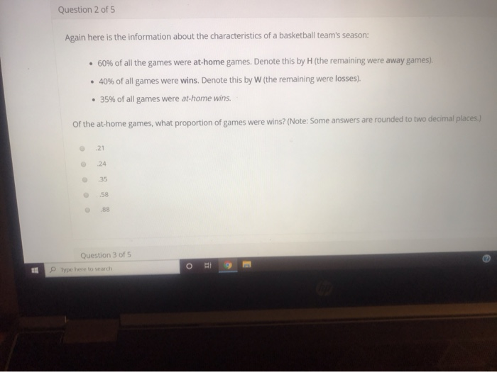 Solved The first three questions refer to the following | Chegg.com