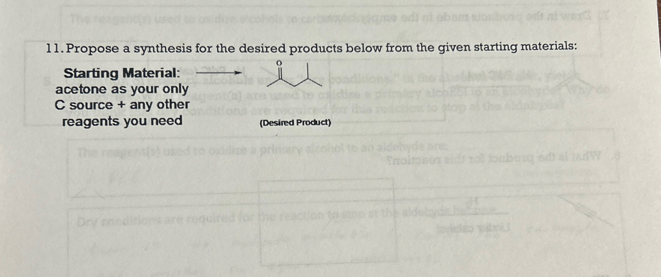 Solved Propose a synthesis for the desired products below | Chegg.com