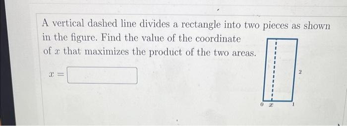 Solved A vertical dashed line divides a rectangle into two | Chegg.com