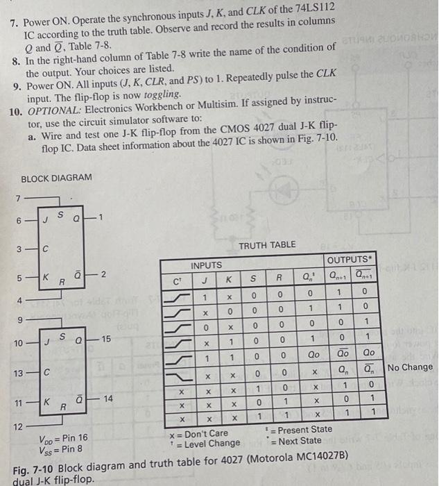 Solved Need help filling out the truth tables. Table 7-7, | Chegg.com