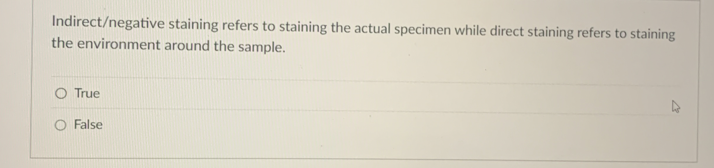 Solved Indirect/negative staining refers to staining the | Chegg.com Solved Indirect/negative staining refers to staining the | Chegg.com
