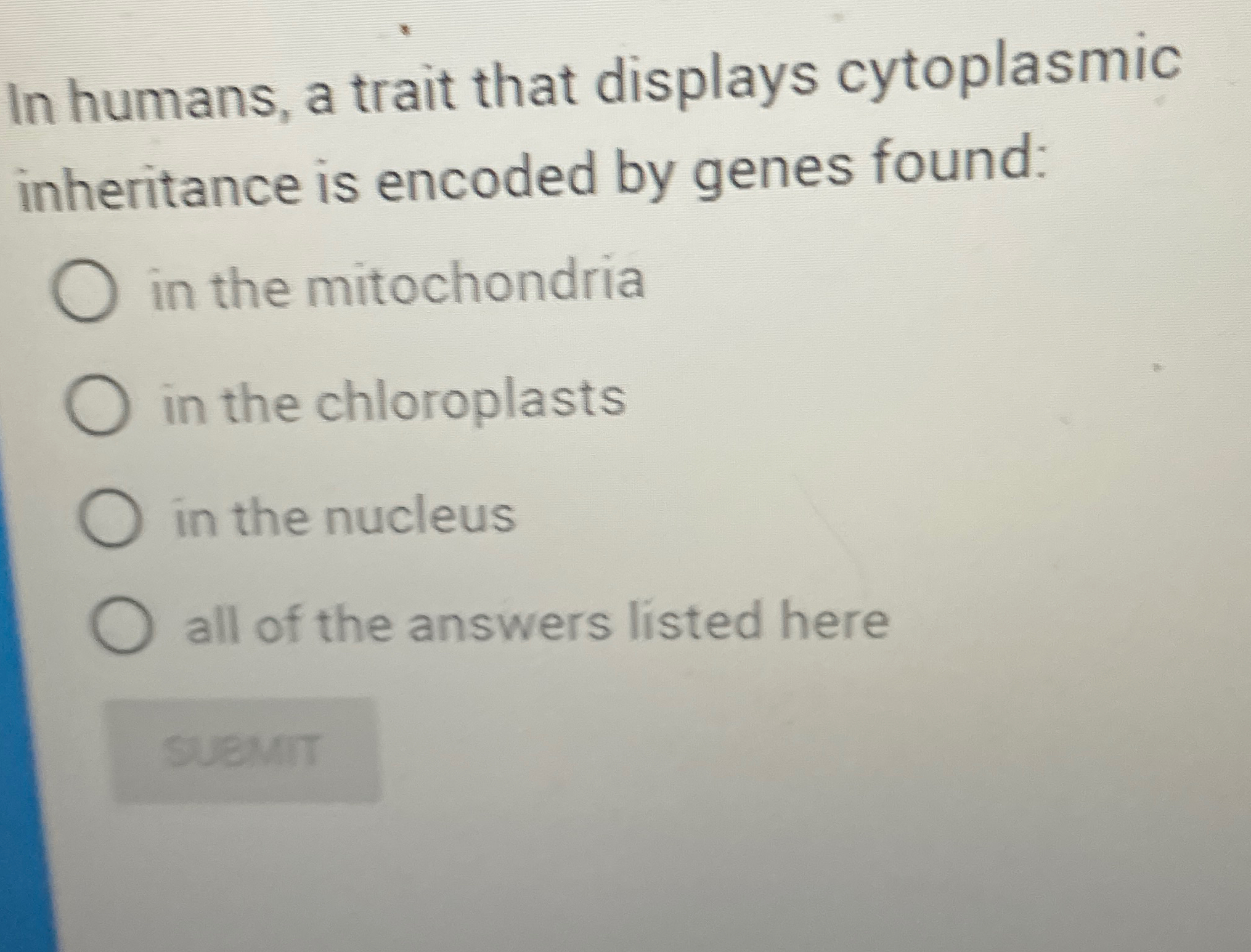 Solved In humans, a trait that displays | Chegg.com