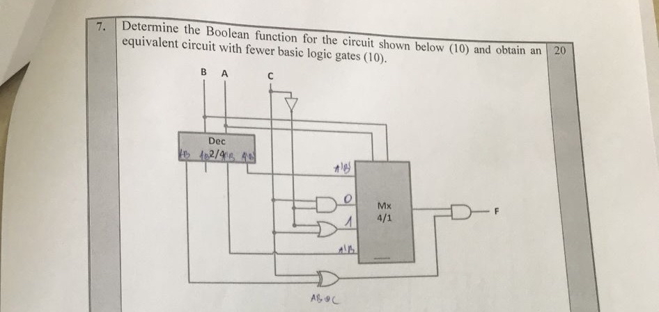 Solved •Determine the Boolean function for the circuit shown | Chegg.com Solved •Determine the Boolean function for the circuit shown | Chegg.com