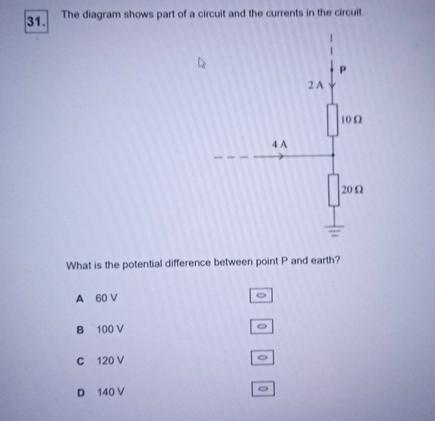 Solved The diagram shows part of a circuit and the currents | Chegg.com