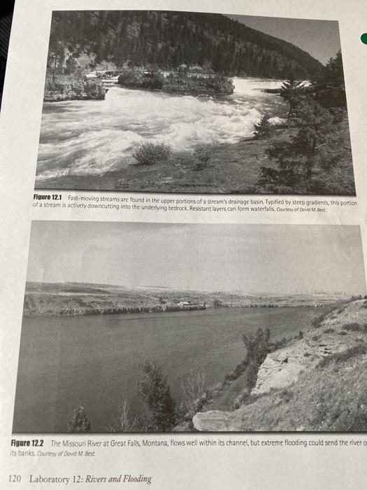 Solved Figure 12.1 Fast-moving streams are found in the | Chegg.com