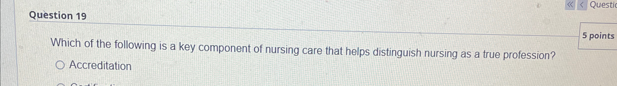 Solved Question 19Which of the following is a key component | Chegg.com