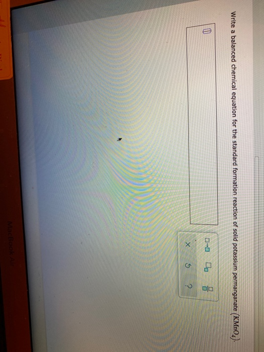 Solved Write a balanced chemical equation for the standard | Chegg.com