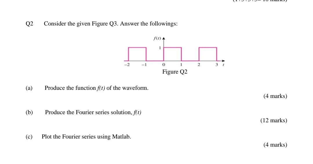 Solved Q2 Consider the given Figure Q3. Answer the | Chegg.com
