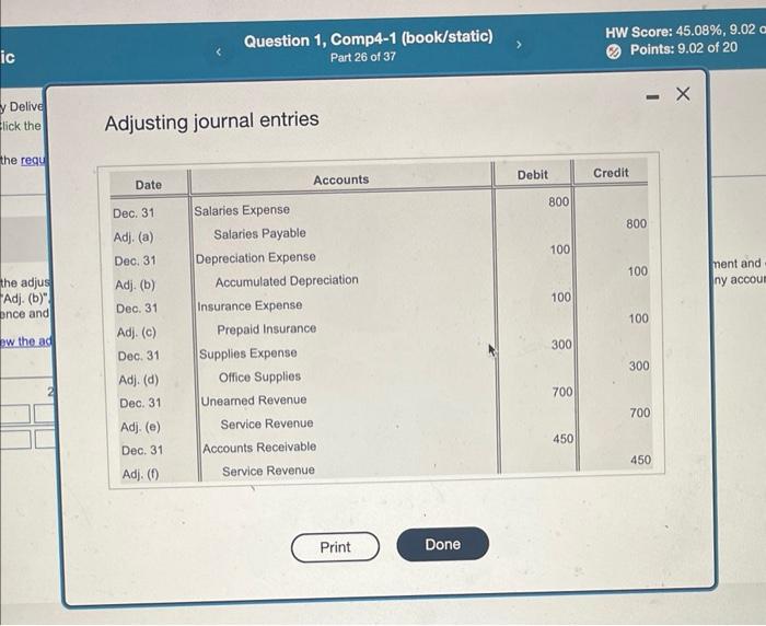 Solved Adjusting journal entriesreference and enter a 0∘ an | Chegg.com