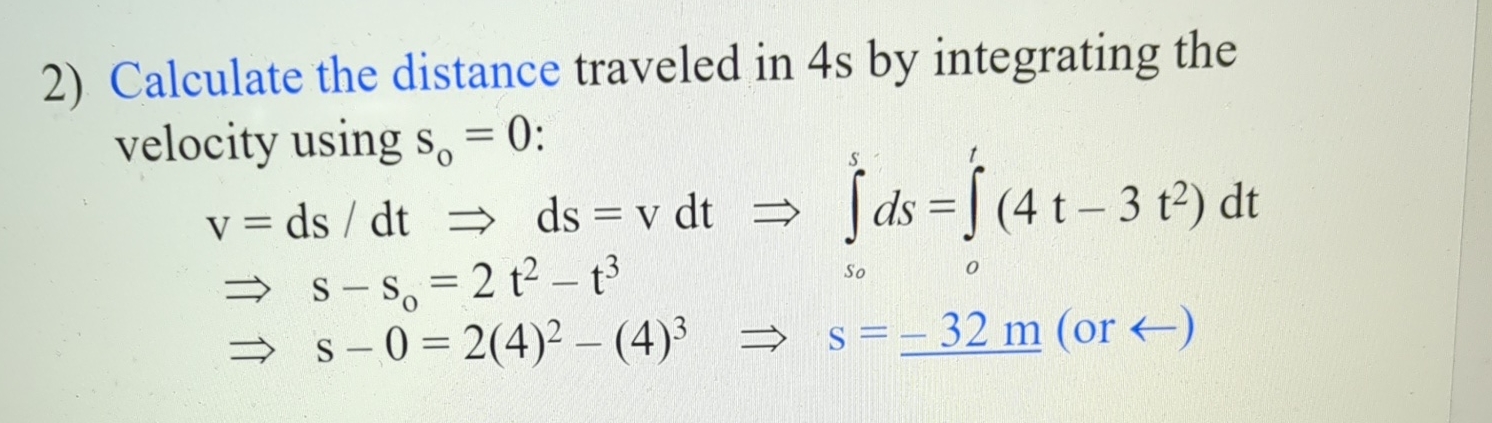 Solved how does s-s0 ﻿ result from the integration of | Chegg.com