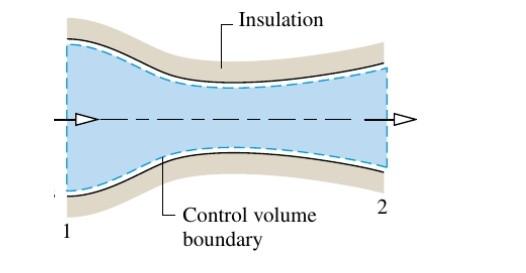 Solved Water vapor flows through a diffuser as shown in the | Chegg.com