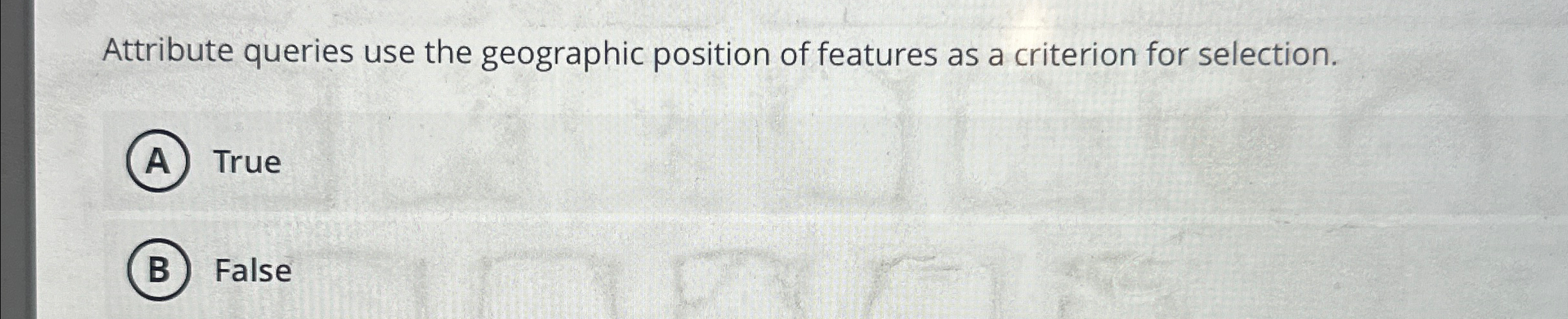 Solved Attribute queries use the geographic position of | Chegg.com