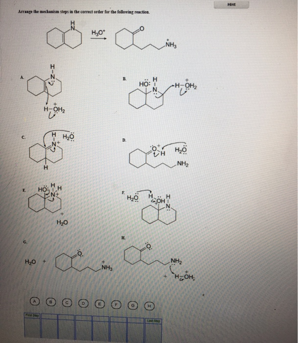Solved Arrange the mechanism steps in the correct order for | Chegg.com Solved Arrange the mechanism steps in the correct order for | Chegg.com