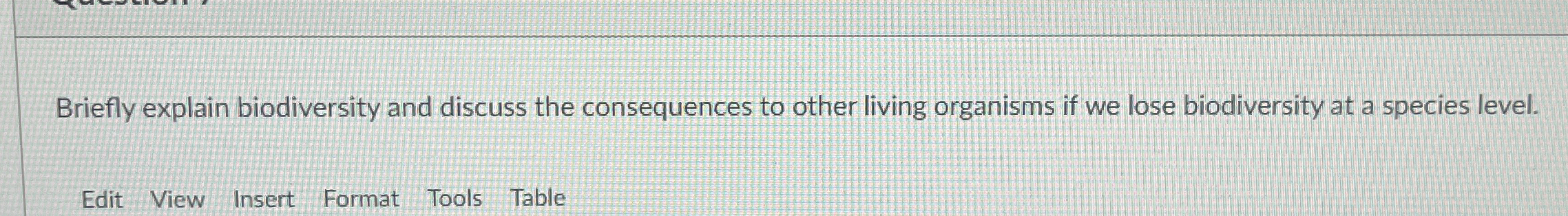 Solved Briefly explain biodiversity and discuss the | Chegg.com