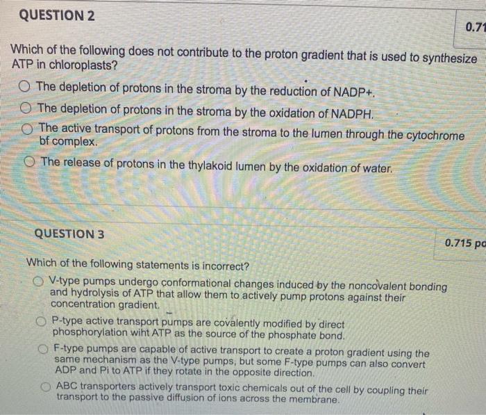 Which of the following does not contribute to the | Chegg.com