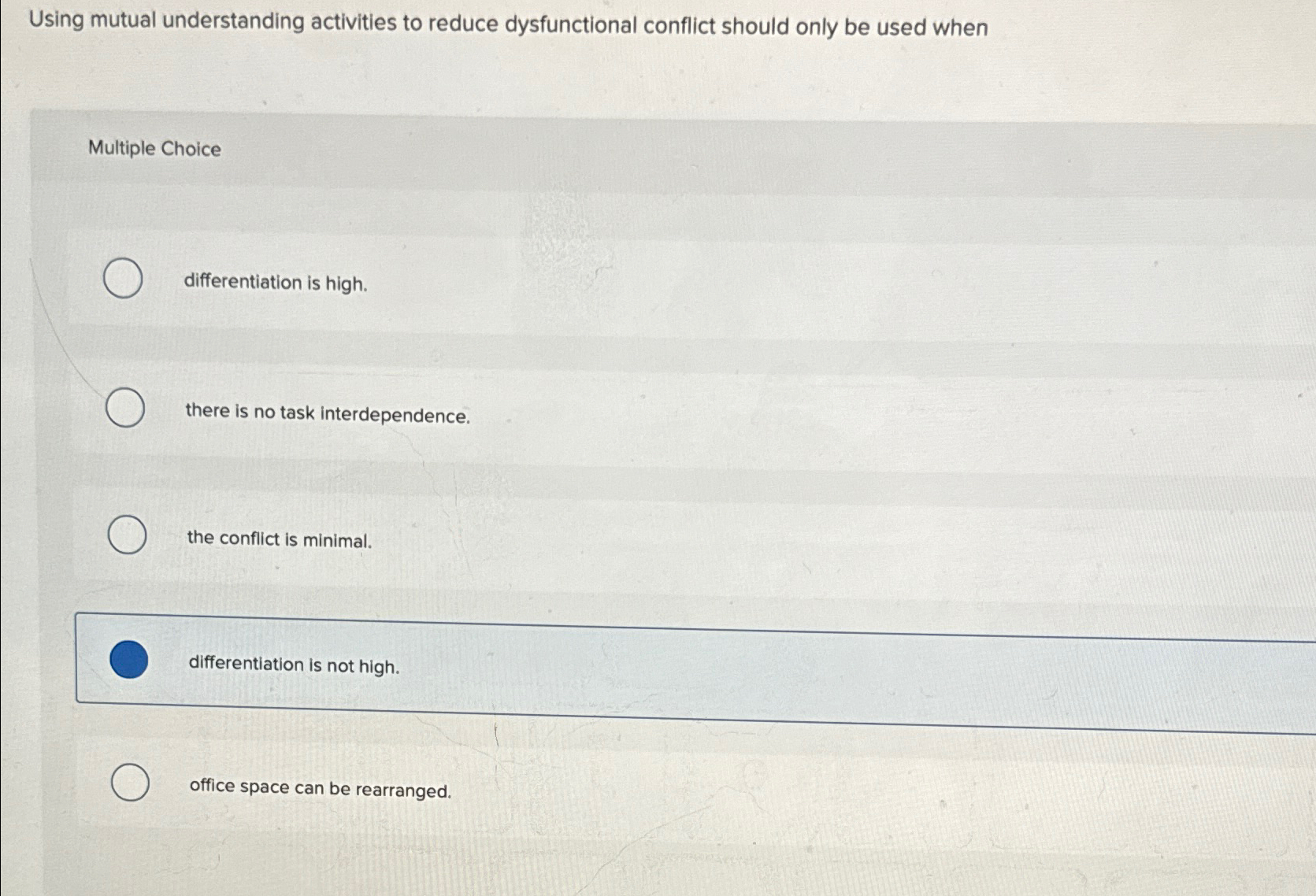 Solved Using mutual understanding activities to reduce | Chegg.com
