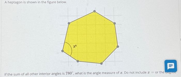 Solved A heptagon is shown in the figure below. to If the | Chegg.com