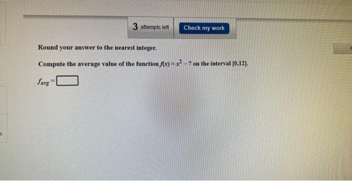 Solved Round your answer to the nearest integer. Compute the | Chegg.com