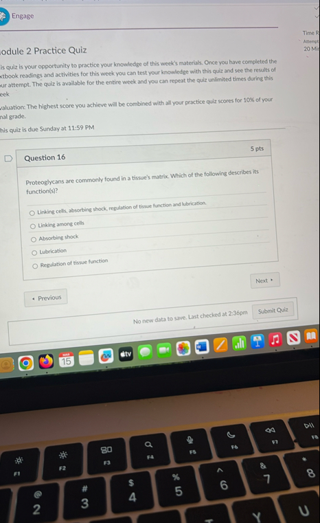Solved Engageodule 2 ﻿Practice Quizis quiz is your | Chegg.com