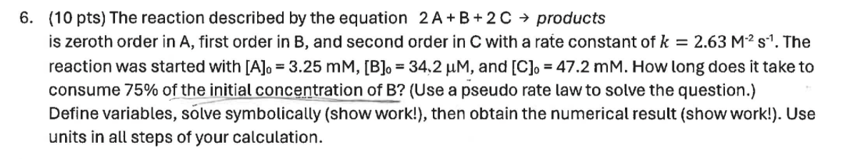 Solved Is Zeroth Order In A ﻿first Orset In B ﻿and Socond