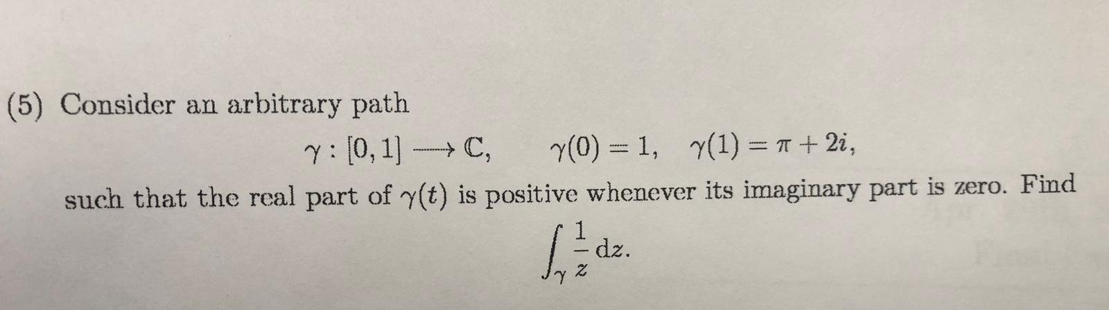 Solved (5) ﻿Consider an arbitrary | Chegg.com