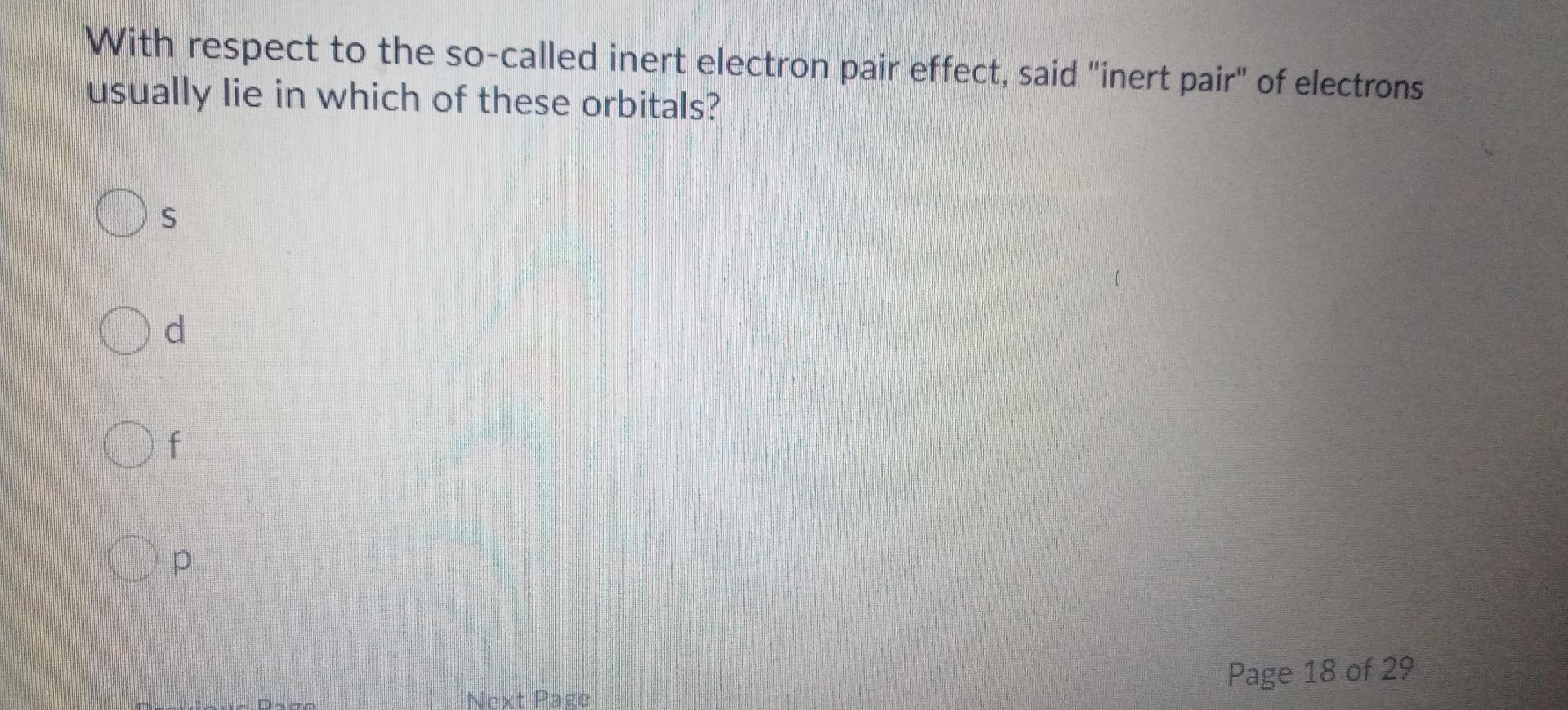 Solved With respect to the so-called inert electron pair | Chegg.com