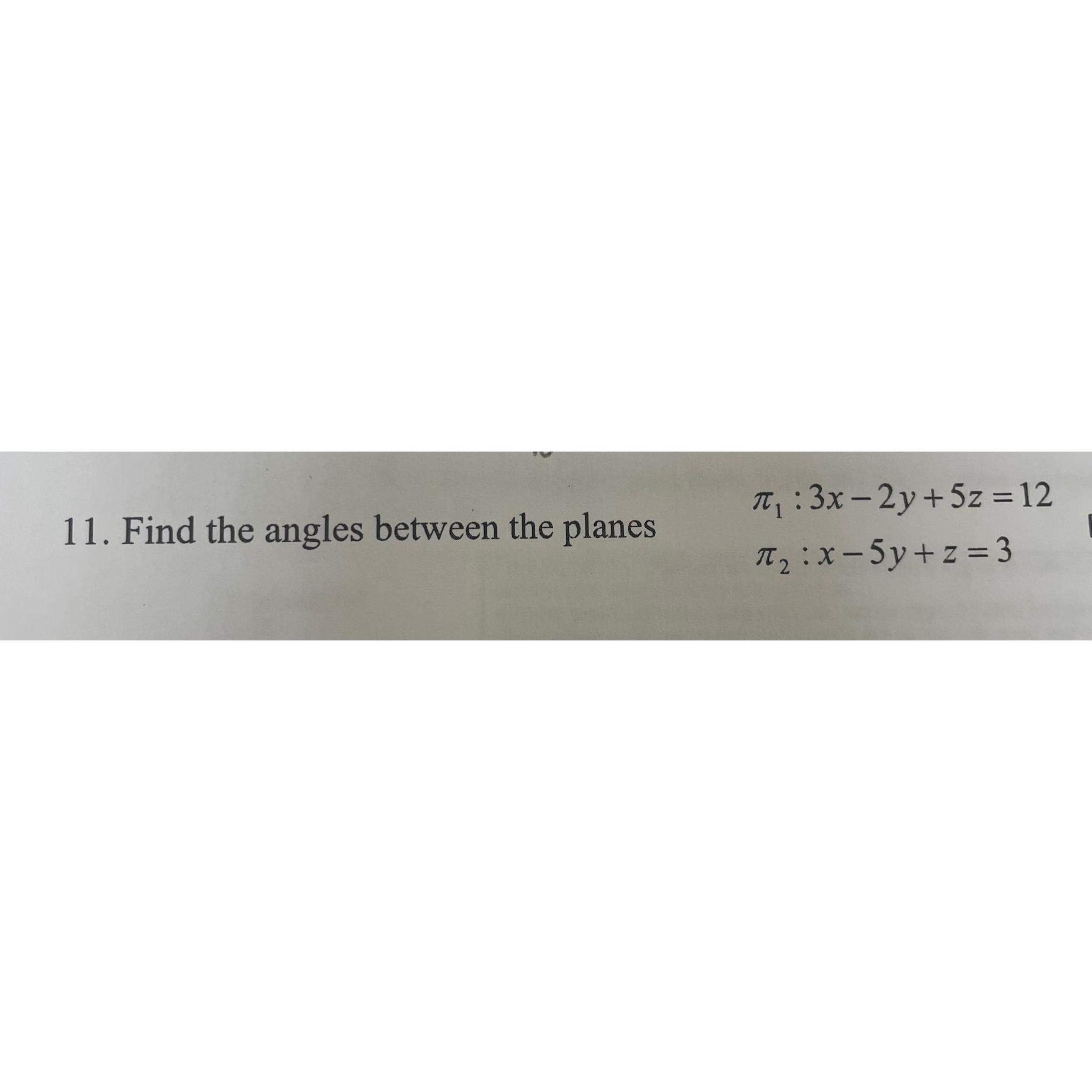 Solved Find the angles between the | Chegg.com