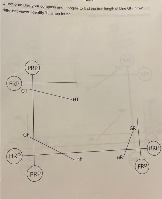 Solved Directions: Use your compass and triangles to find | Chegg.com