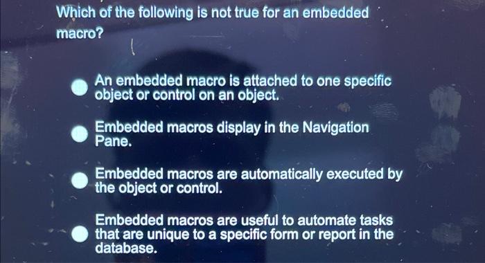 Solved Which of the following is not true for an embedded | Chegg.com Solved Which of the following is not true for an embedded | Chegg.com