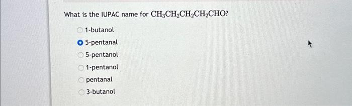 [Solved]: What is the correct IUPAC name for the following