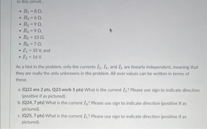 Solved In this circuit... - R1=8Ω, - R2=6Ω, - R3=9Ω. - | Chegg.com