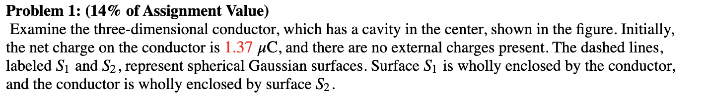 Solved Problem 1: (14% ﻿of Assignment Value)Examine the | Chegg.com