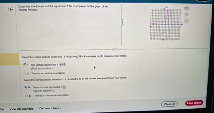 Solved Determine the domain and the equations of the | Chegg.com