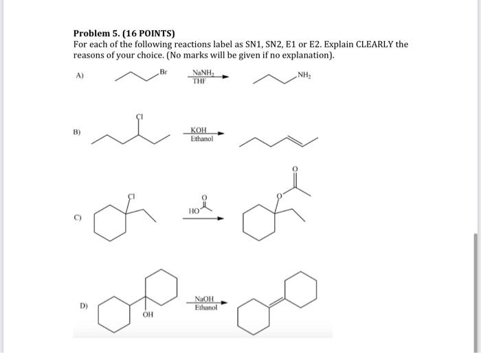 Solved Problem 5. (16 POINTS) For each of the following | Chegg.com Solved Problem 5. (16 POINTS) For each of the following | Chegg.com