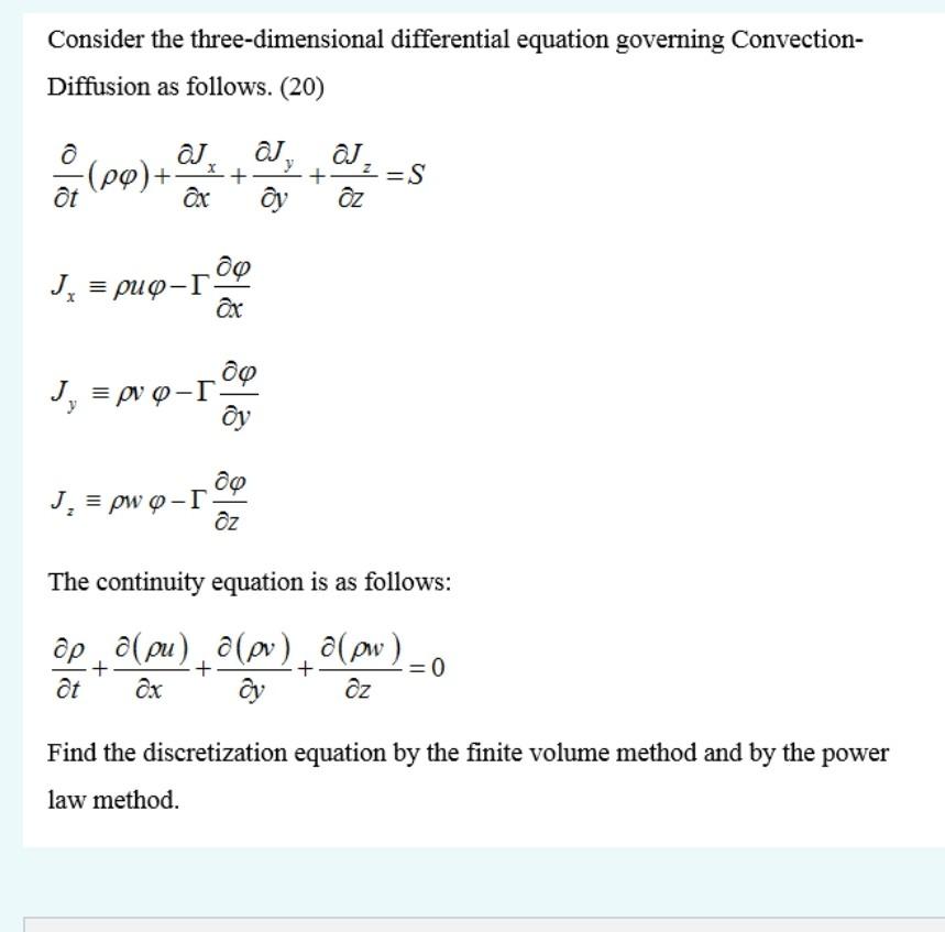 Solved Consider the three-dimensional differential equation | Chegg.com