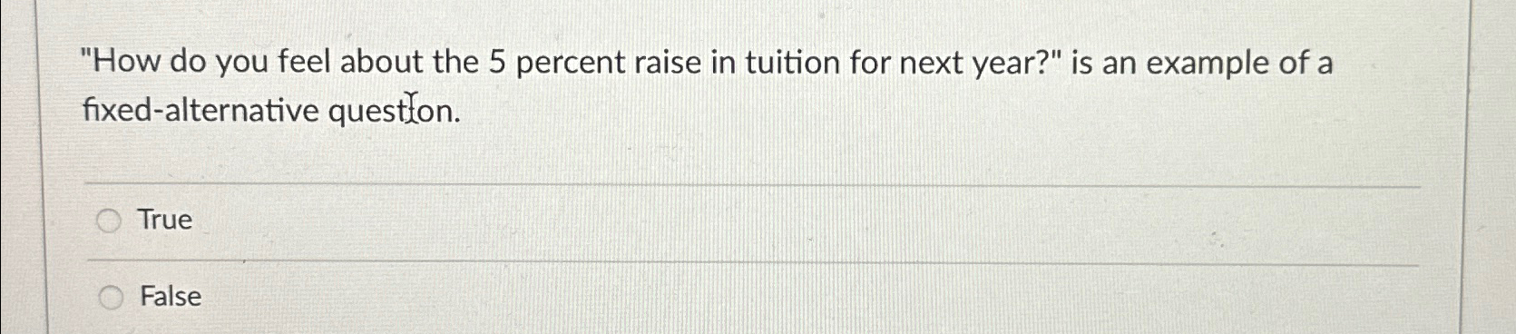 Solved "How do you feel about the 5 ﻿percent raise in | Chegg.com