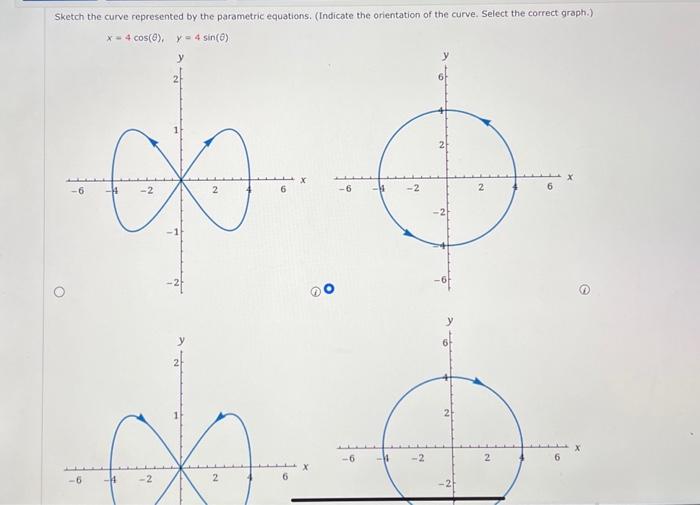 Solved Sketch the curve represented by the parametric | Chegg.com