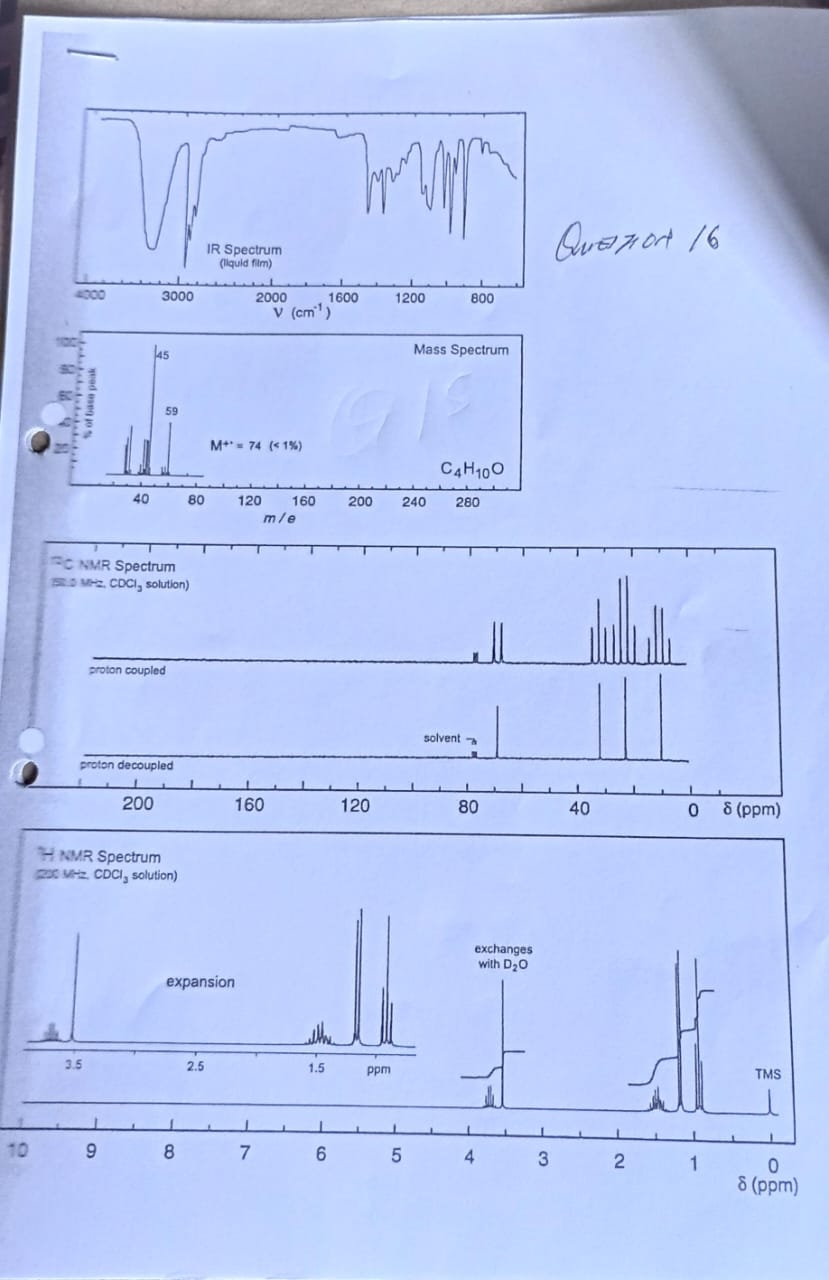 Quatron 16H NMR SpectrumCxSV=CDCl3 ﻿solution) | Chegg.com
