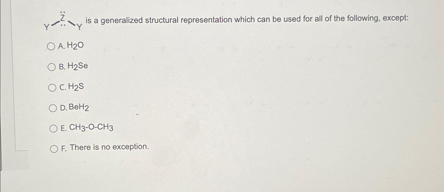 Solved ?Y-Z¨notY ﻿is a generalized structural representation | Chegg.com
