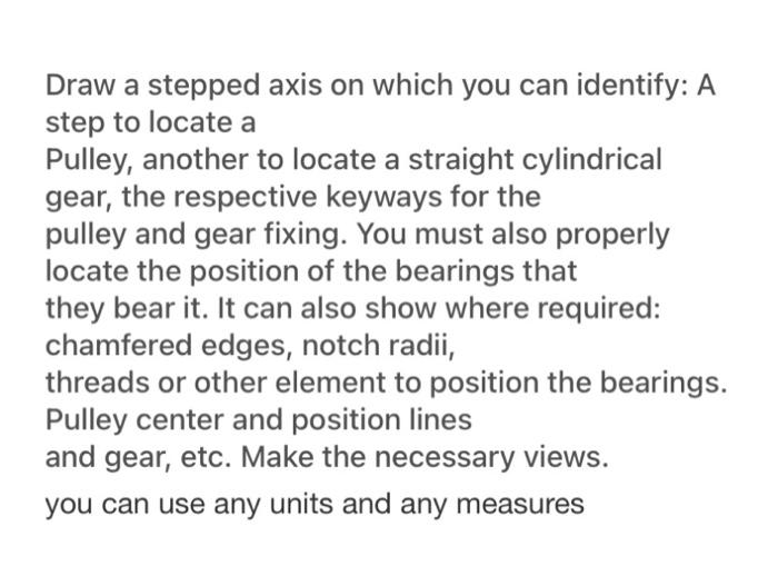 Solved Draw a stepped axis on which you can identify: A step | Chegg.com