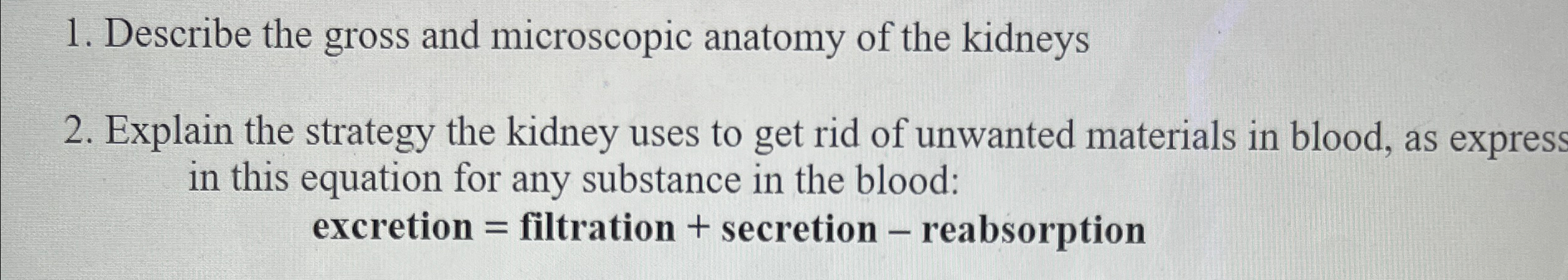 Solved Describe the gross and microscopic anatomy of the | Chegg.com